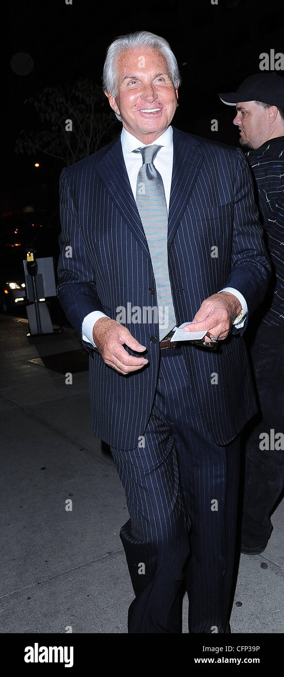 George Hamilton arriving at BOA Steakhouse Los Angeles, California - 14 ...