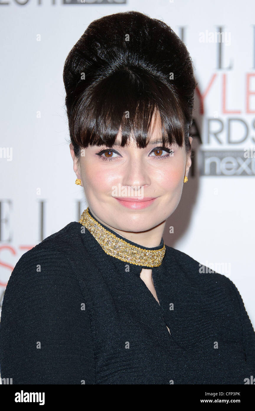 Gizzy Erskine ELLE Style Awards 2011 held at the Grand Connaught Rooms ...