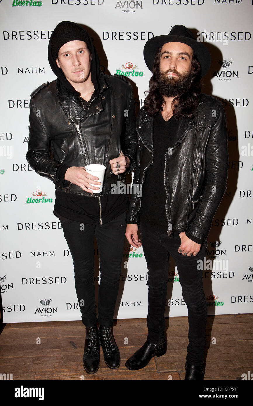 Jake Lamagno & Steve Hash (Designers for Snake & Drown), at the ...