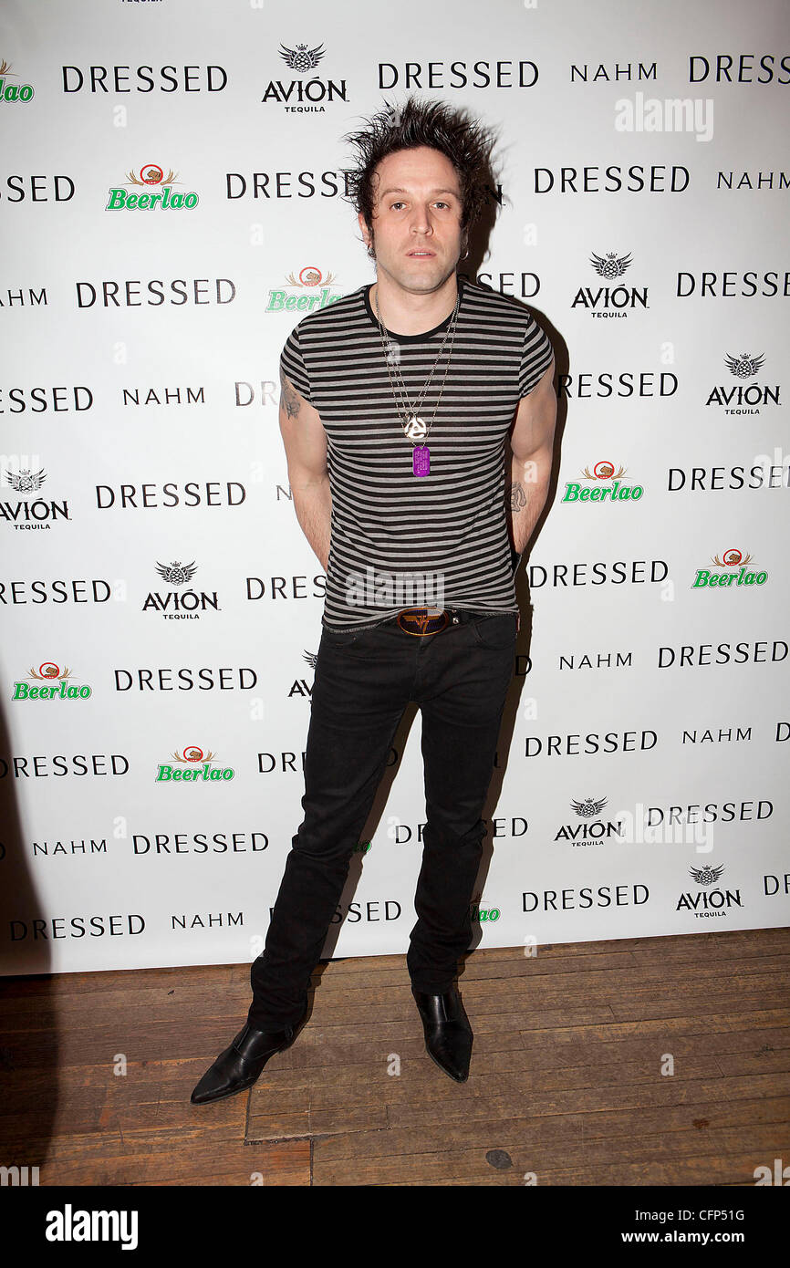 Tommy London (The Dirty Pearls), at the 'Dressed' pre-opening party ...