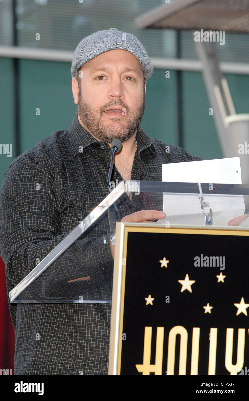 Kevin James Adam Sandler is honored on the Hollywood Walk of Fame and ...