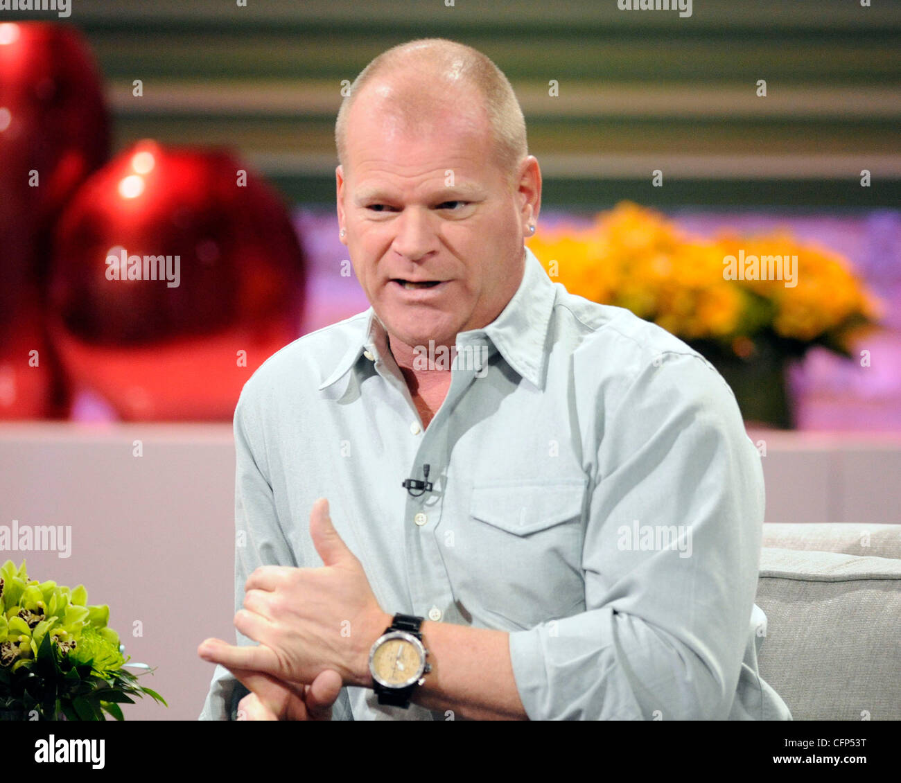 Mike Holmes of Flashpoint appearing on CTV's The Marilyn Denis Show ...