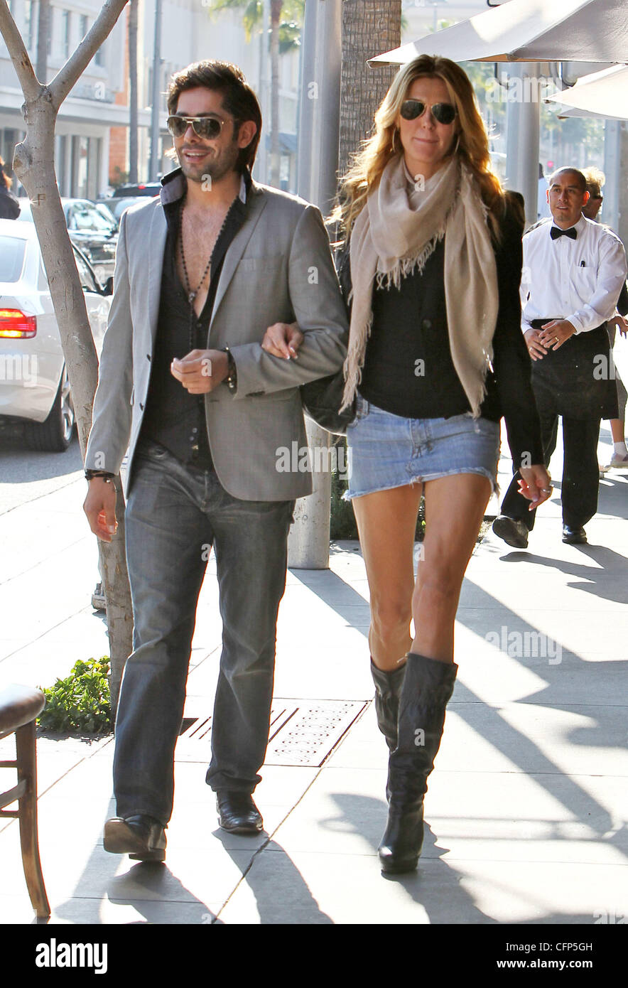 Cedric Martinez and Brandi Glanville out and about in Beverly Hills ...