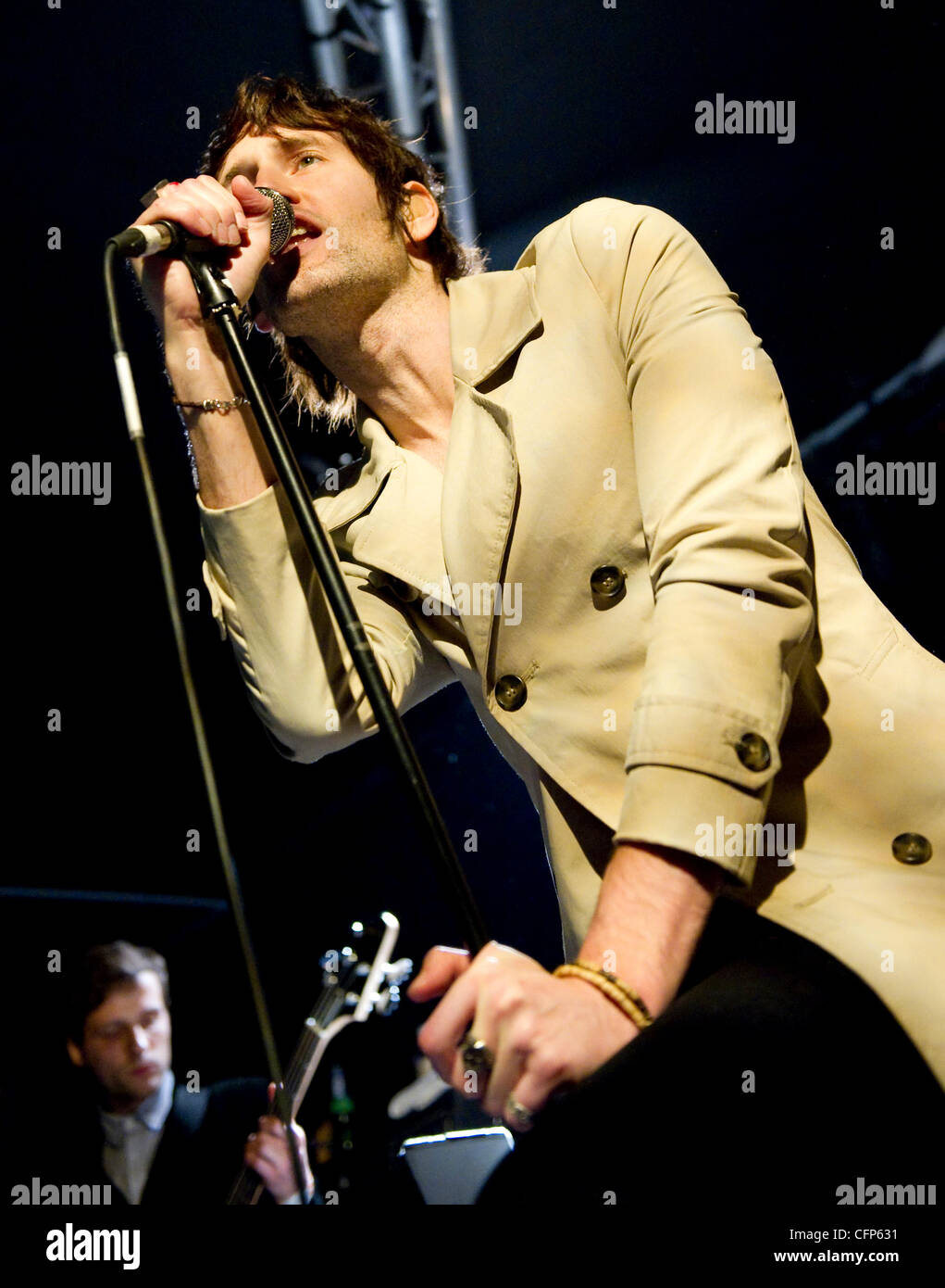 Sam Endicott The Bravery performing live at Hoxton Square Bar & Kitchen ...