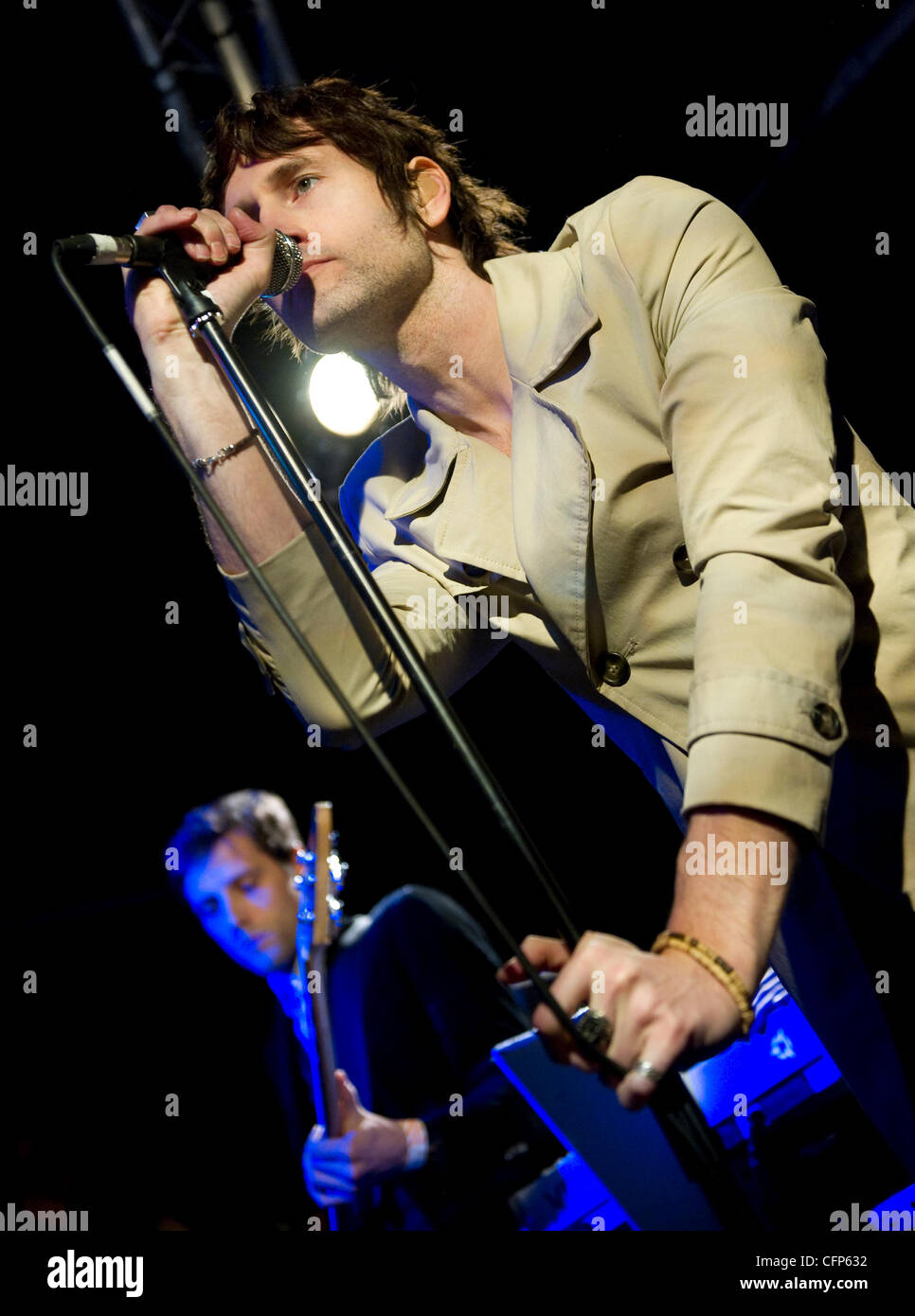 Sam Endicott The Bravery performing live at Hoxton Square Bar & Kitchen ...