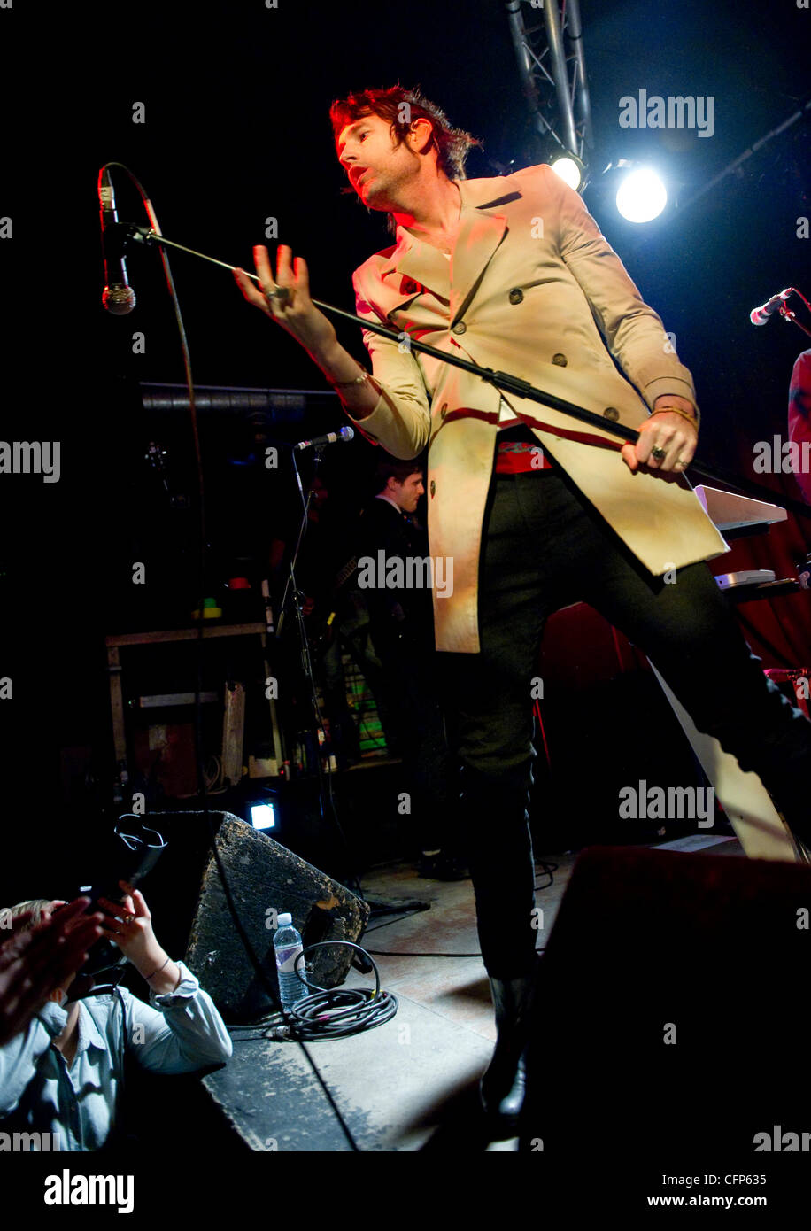 Sam Endicott The Bravery performing live at Hoxton Square Bar & Kitchen ...