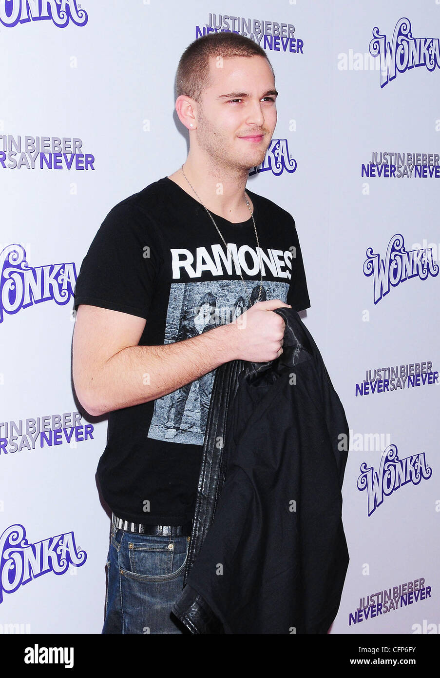 Jarrett Evans The New York Premiere of 'Justin Bieber: Never Say Never' at Regal E-Walk Theater ...