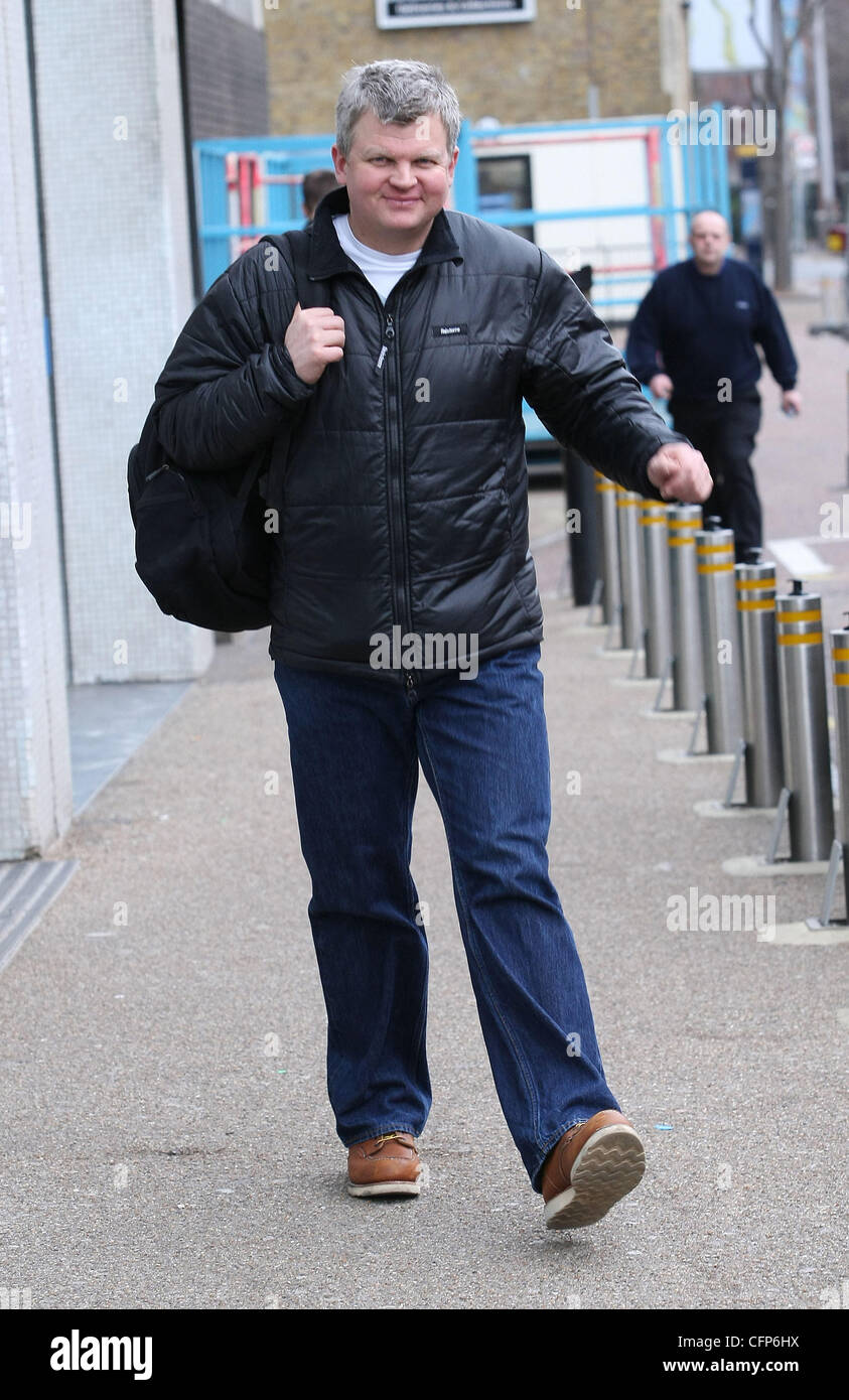 Adrian Chiles at the ITV Studios London, England - 03.02.11 Stock Photo ...