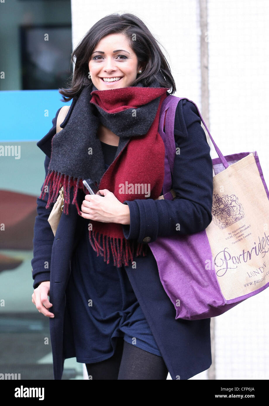 Lucy Verasamy at the ITV Studios London, England - 03.02.11 Stock Photo ...