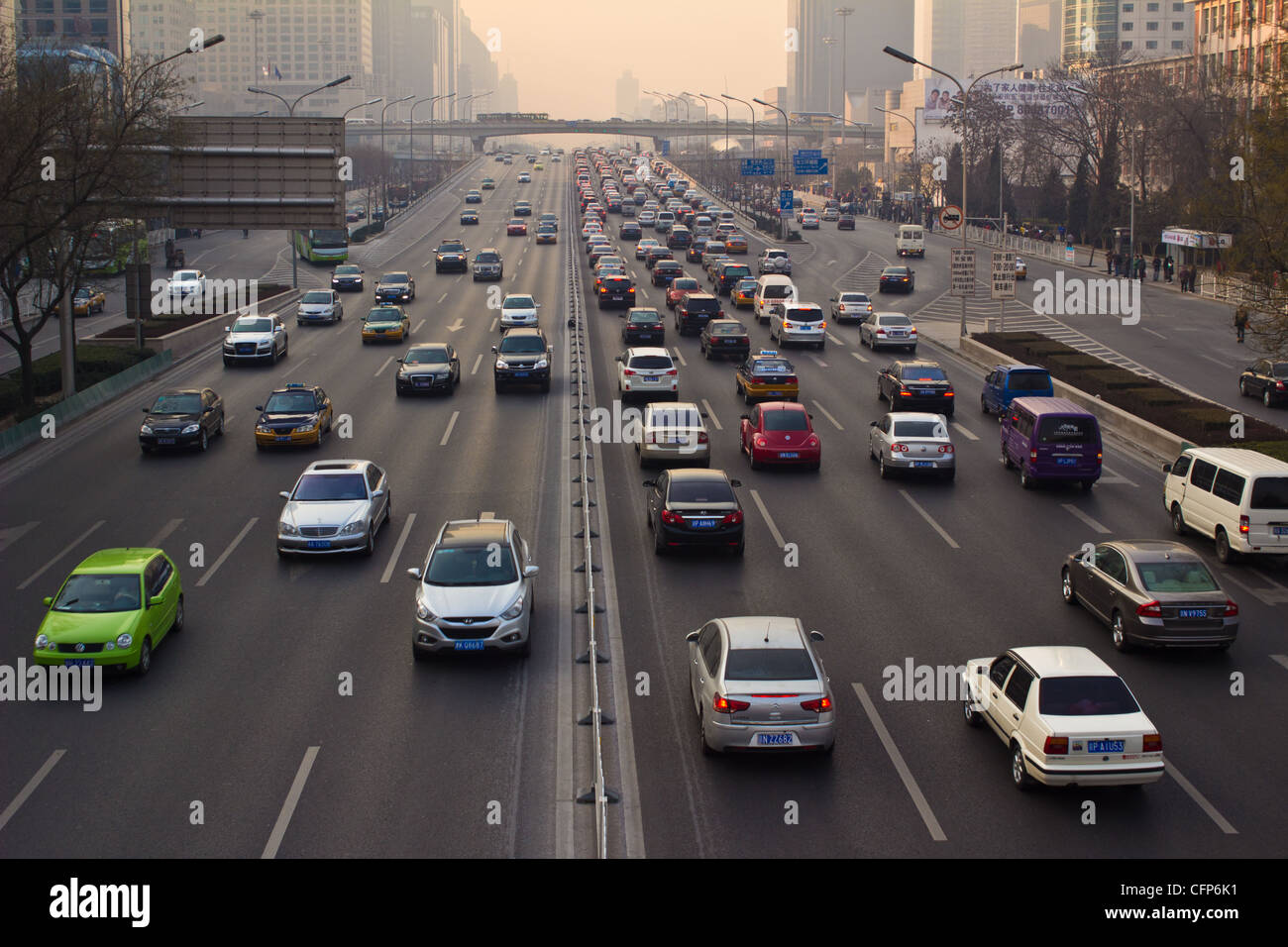 traffic of Beijing Stock Photo - Alamy