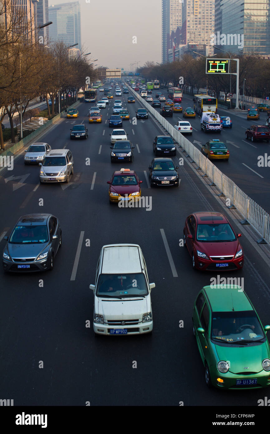 traffic of Beijing Stock Photo - Alamy