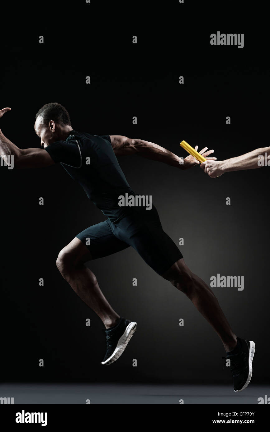 Baton Exchange High Resolution Stock Photography and Images - Alamy