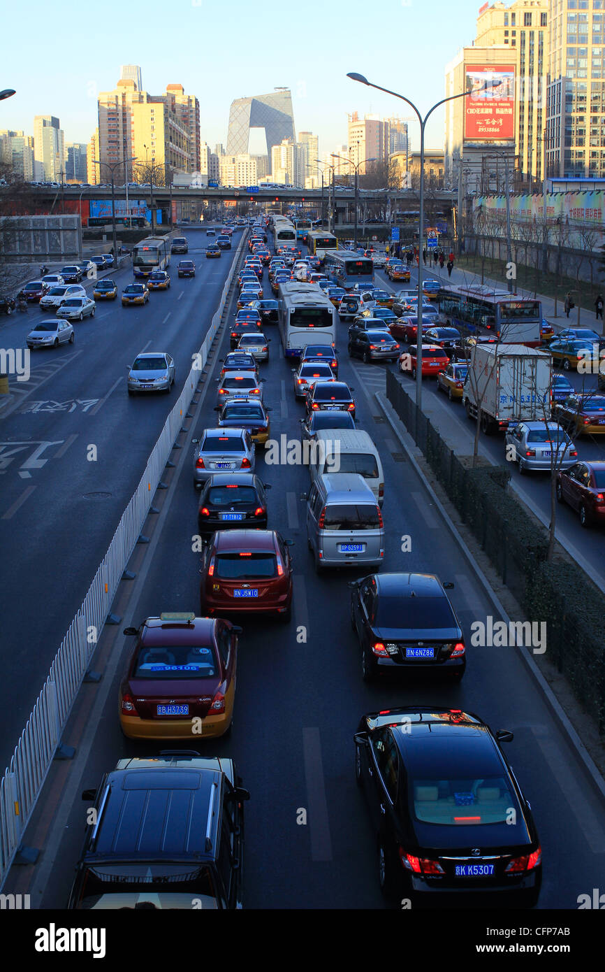 traffic of Beijing Stock Photo - Alamy