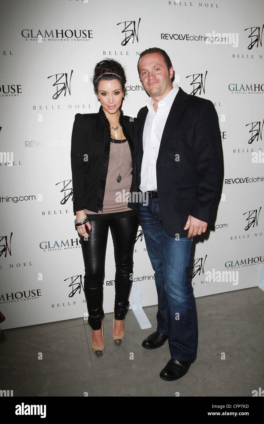 Kim Kardashian with famed jewelry designer Pascal Mouawad The launch of ...