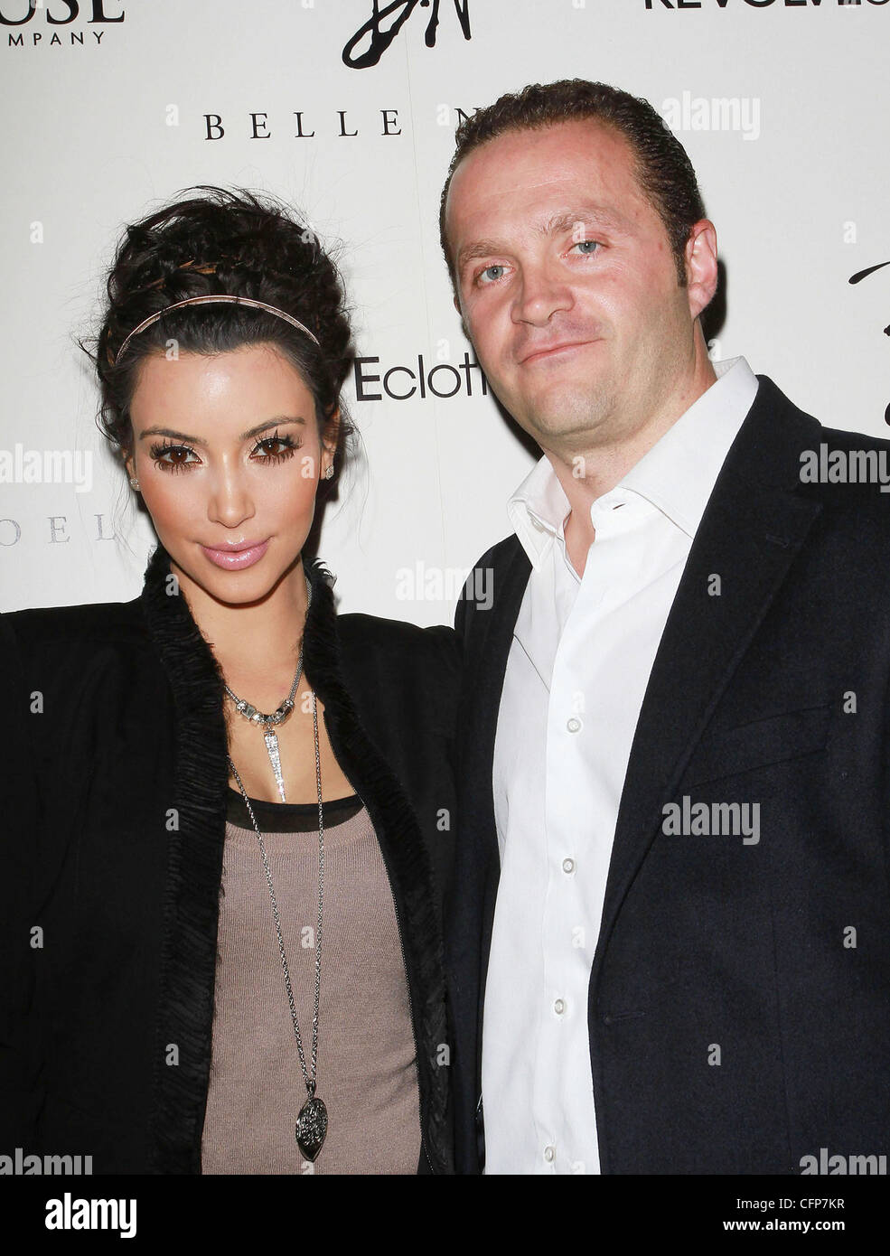 Kim Kardashian with famed jewelry designer Pascal Mouawad The launch of ...