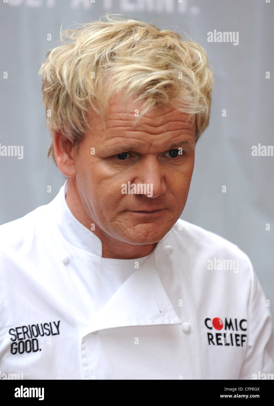 Gordon Ramsay The launch of Comic Relief's Seriously Good Indian sauces ...