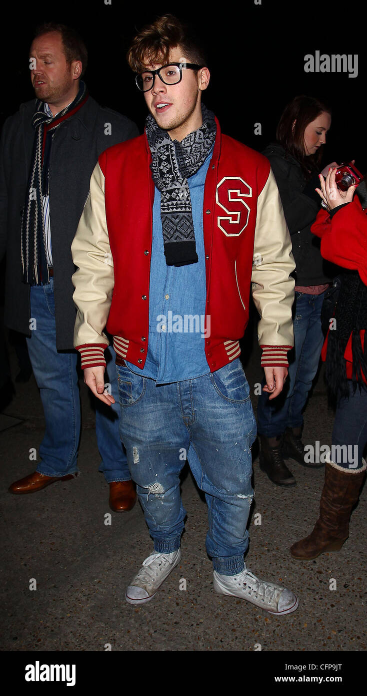 Aiden Grimshaw 'X Factor Tour' rehearsals - Departures London, England ...