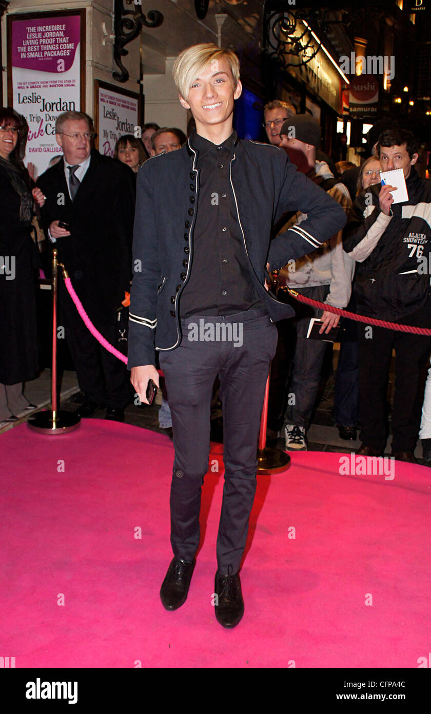 Harry Derbidge at the press night for 'My Trip Down The Pink Carpet' at ...