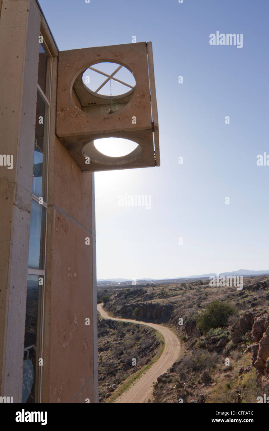 Arcosanti, an experimental town in the desert of Arizona, built to ...