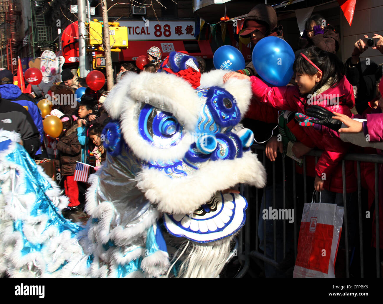 Chinese New Year celebration, Year of the Rat, in Chinatown New York ...