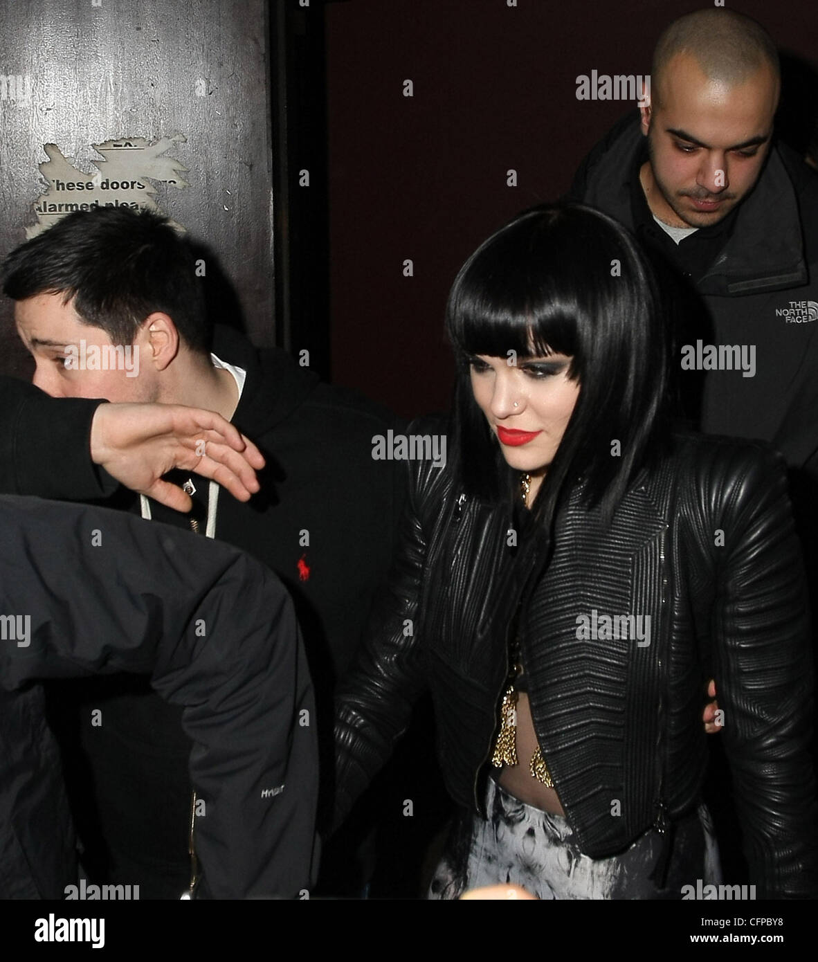 Jessie J seen leaving Barfly in Camden after performing a gig. She was ...