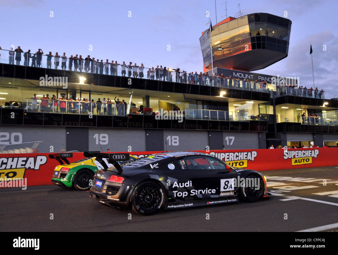 Marc Basseng and Craig Lowndes at the grid Armor All Bathurst 12 Hour ...