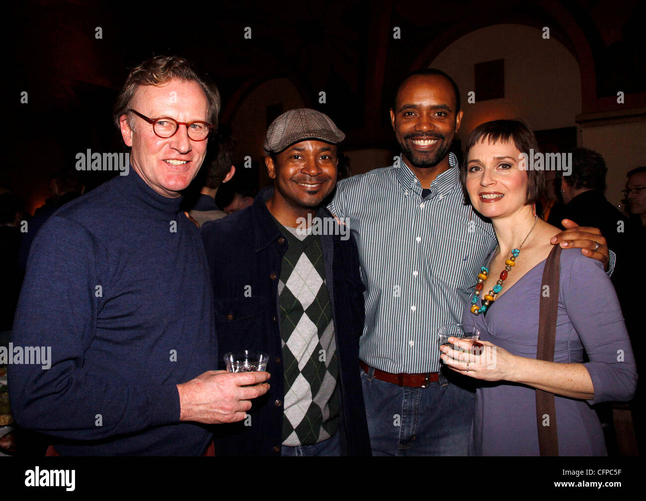 Daniel Gerroll, Andre Garner and cast Closing night after party for the ...