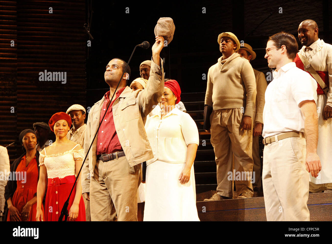 Daniel Breaker and cast Closing night after party for the Encores ...