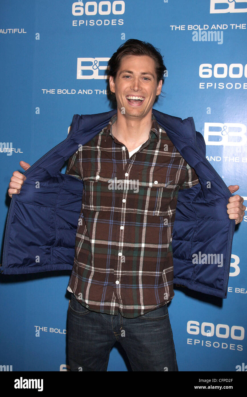 Zack Conroy at the 6000th Show Celebration of The Bold and The ...