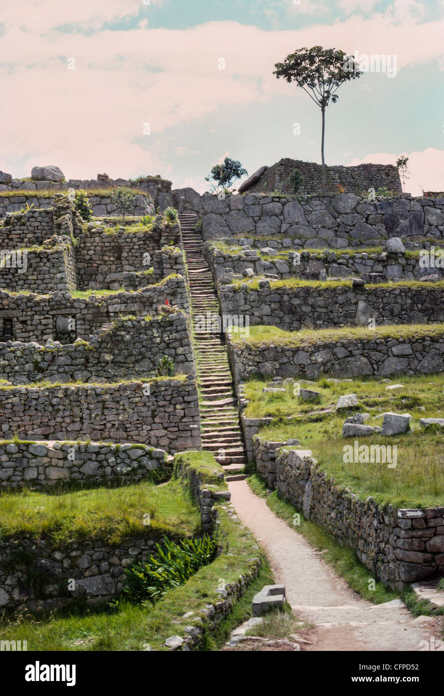 Machu Picchu was built by the Incas Stock Photo - Alamy