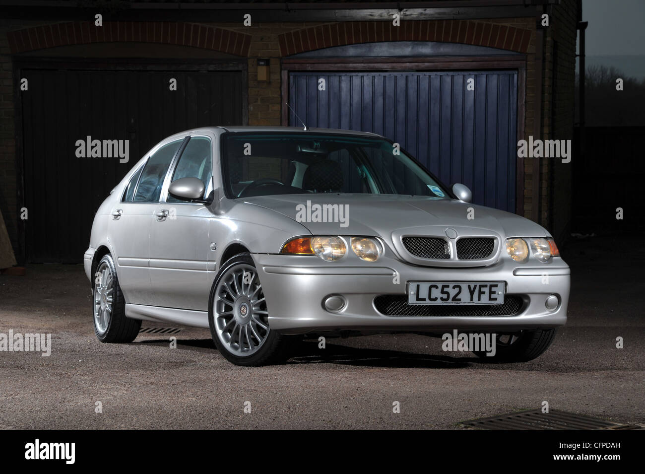 MG ZS 120+ British sports saloon from the MG Rover company Stock Photo ...