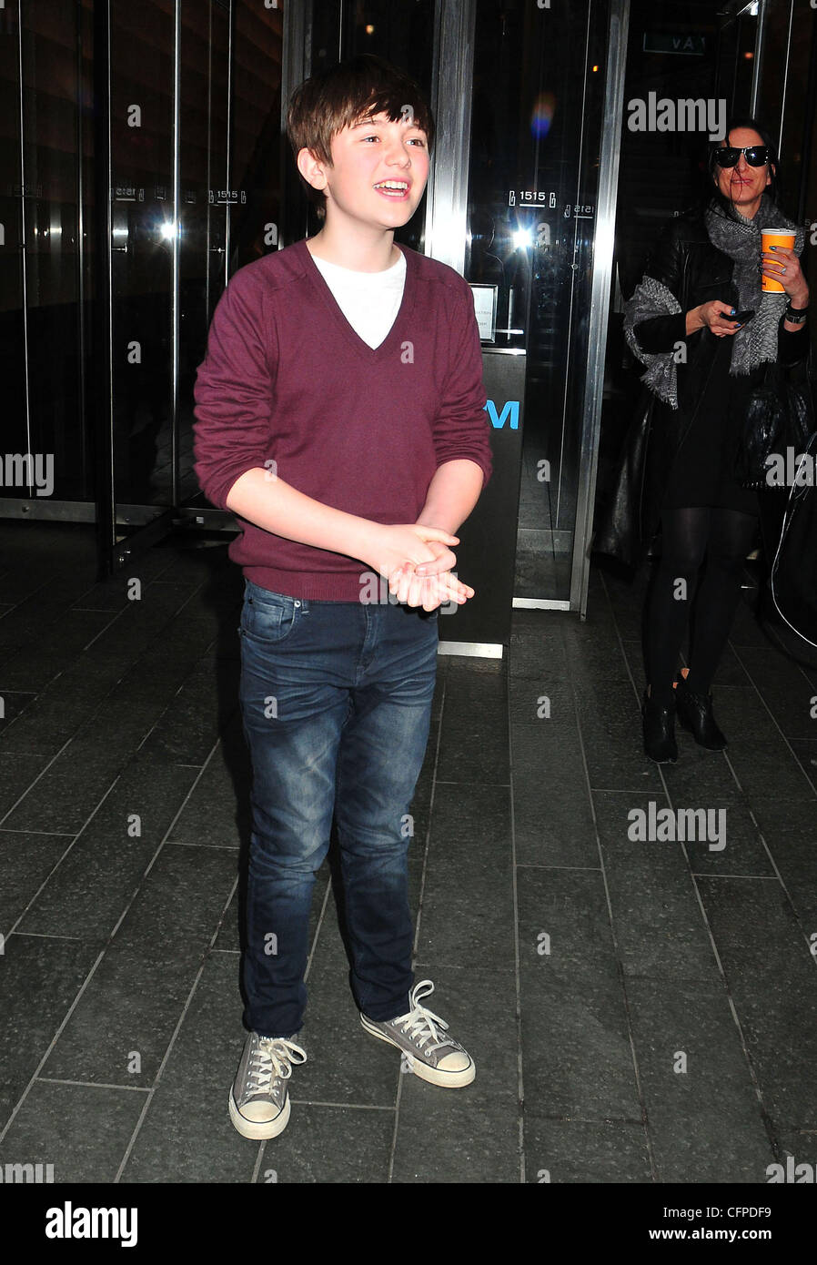 Greyson Chance, at the MTV studios. New York City, USA - 07.02.11 Stock ...