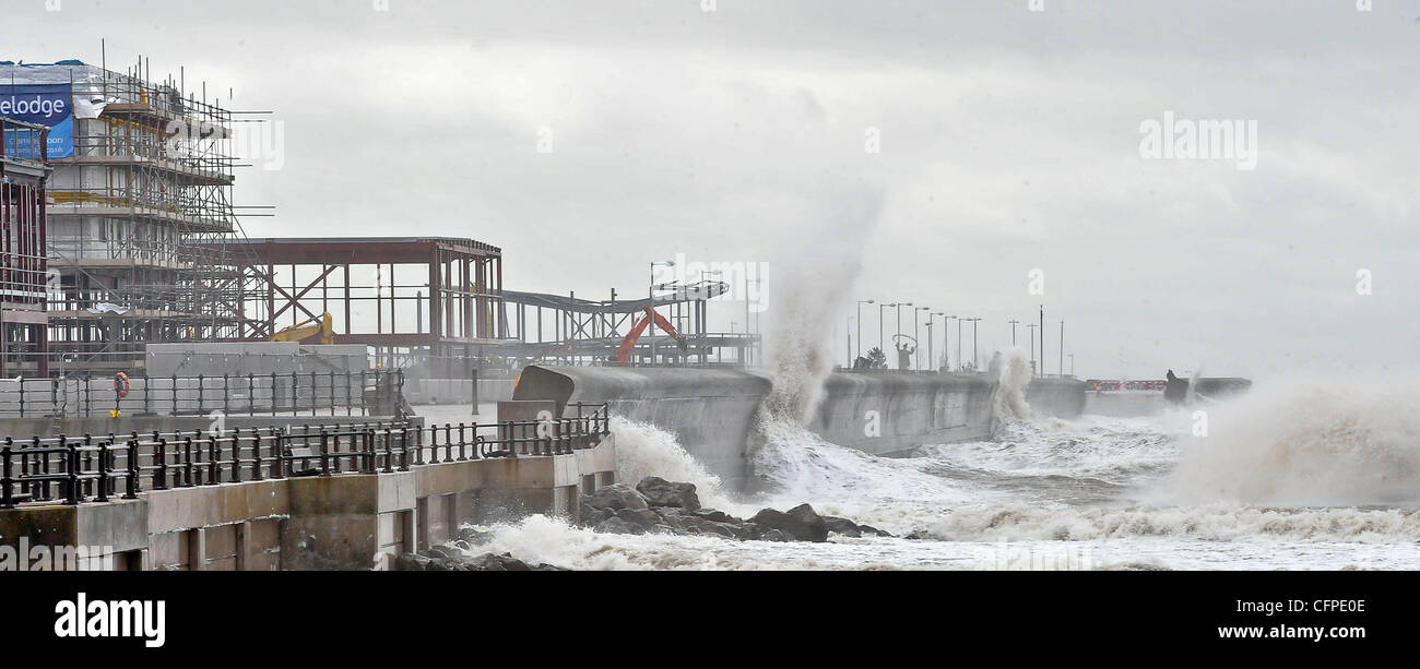Gale force winds hit Liverpool Seafront. The new Brighton seafront ...
