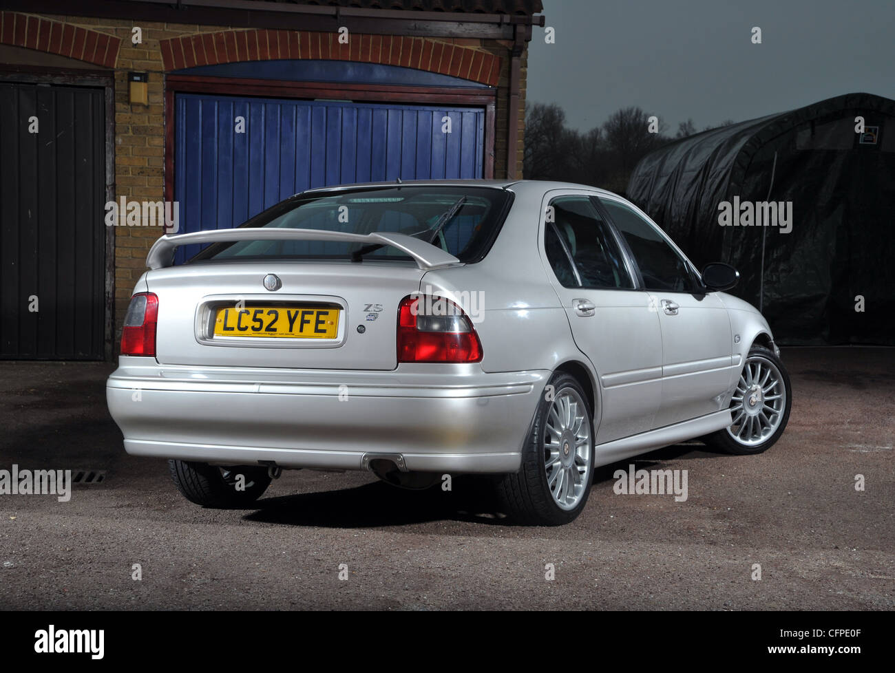 MG ZS 120+ British sports saloon from the MG Rover company Stock Photo ...