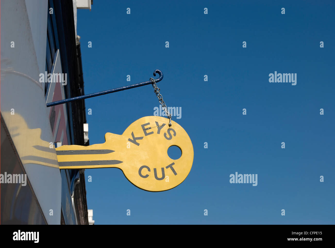 oversized imitation key used to mark a key cutters shop in turnham ...