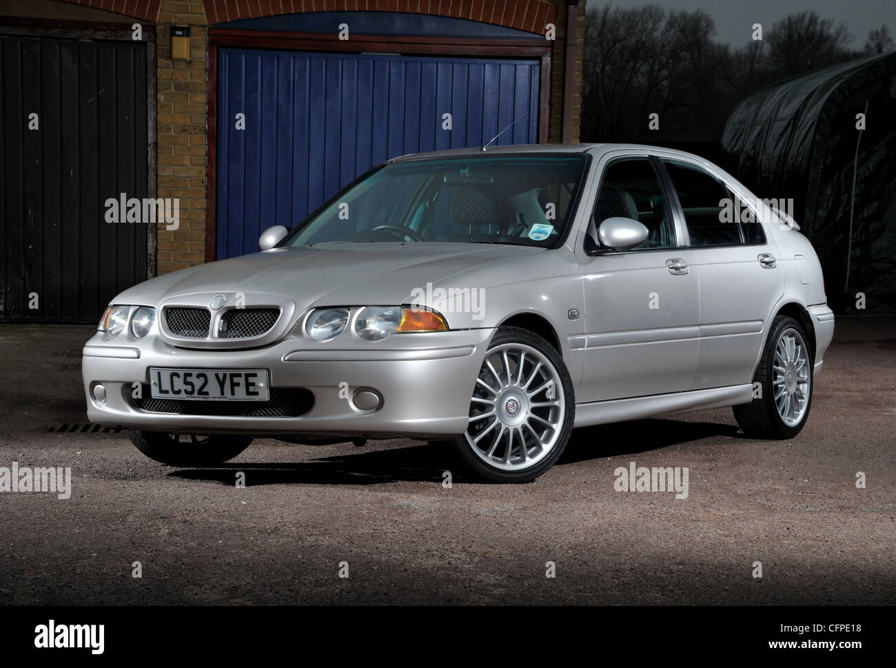 MG ZS 120+ British sports saloon from the MG Rover company Stock Photo ...