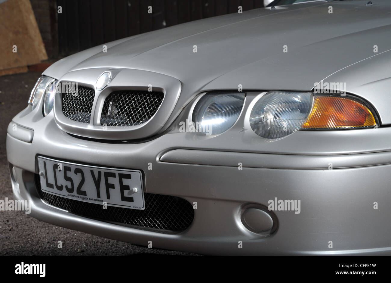 MG ZS 120+ British sports saloon from the MG Rover company Stock Photo ...