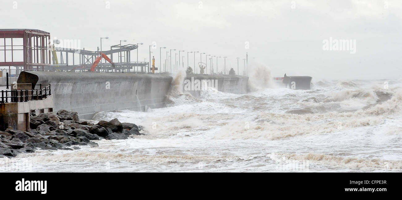 Gale force winds hit Liverpool Seafront. The new Brighton seafront ...