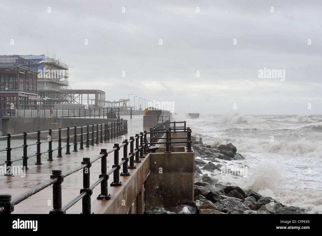 Gale force winds hit Liverpool Seafront. The new Brighton seafront ...