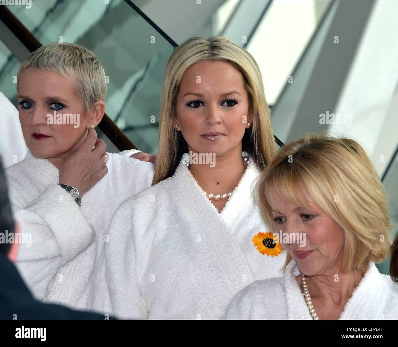 Bernie Nolan, Jennifer Ellison, Trudie Goodwin The Calendar Girls stage ...