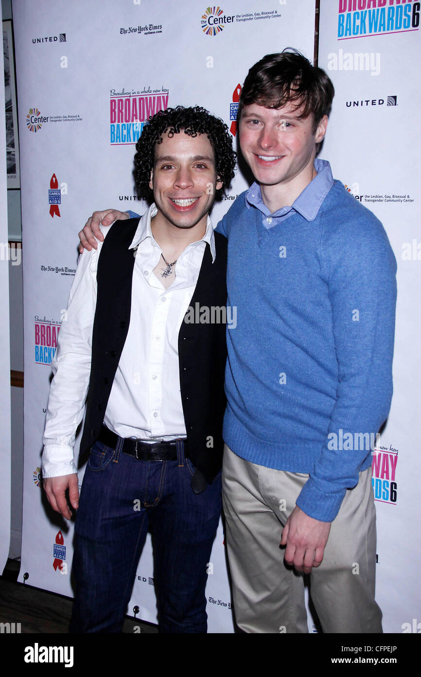 Robin De Jesus and Bobby Steggert Broadway Backwards 6, a one-night ...