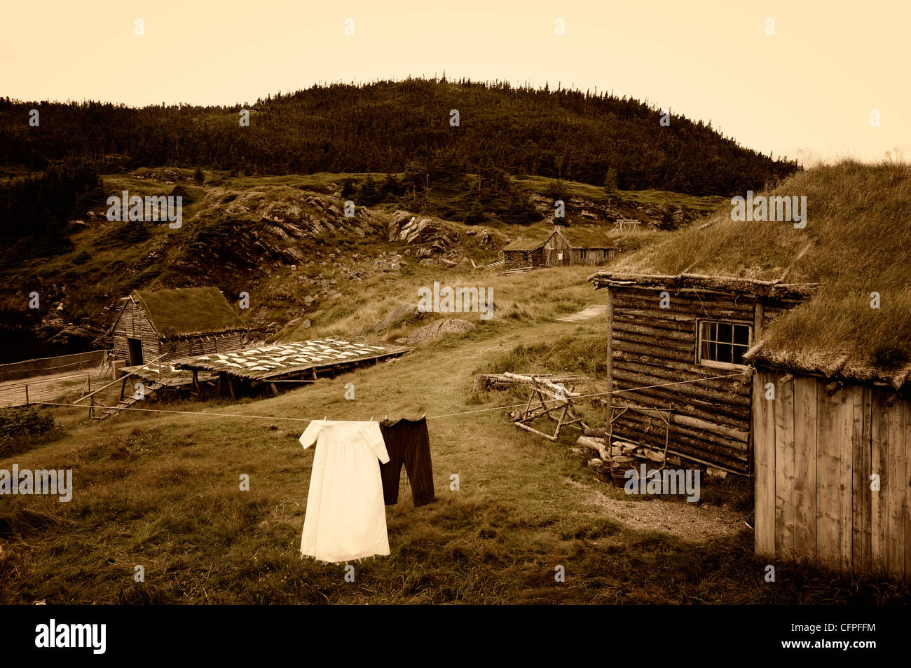 Cape Random Film Set, Trinity Bay, Newfoundland Stock Photo - Alamy