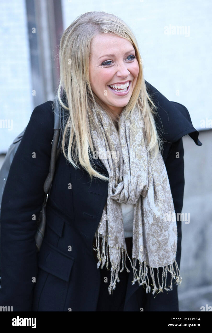 Laura Hamilton at the ITV studios London, England - 08.02.11 Stock ...