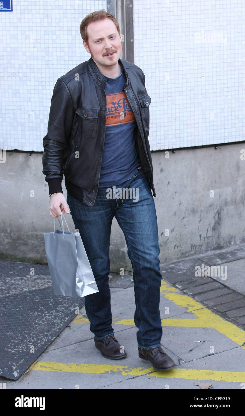 Charlie Clements at the ITV studios London, England - 08.02.11 Stock ...