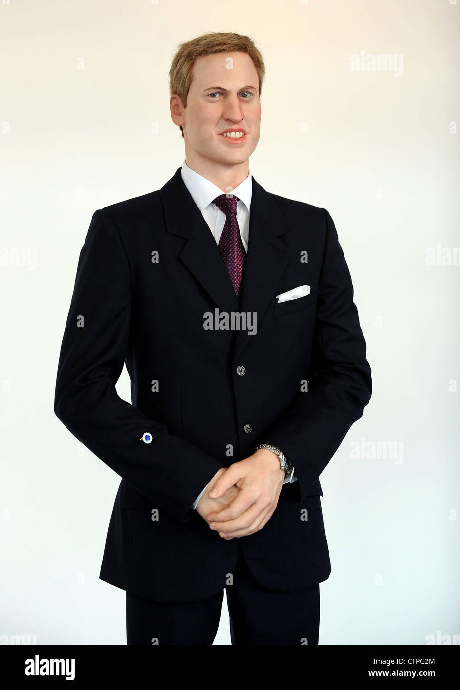 A waxwork of Prince William entitled 'Engagement' by artist Jennifer ...