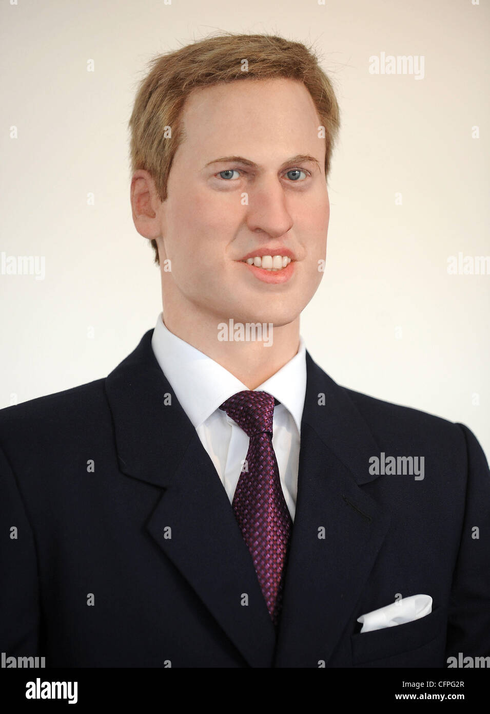 A waxwork of Prince William entitled 'Engagement' by artist Jennifer ...