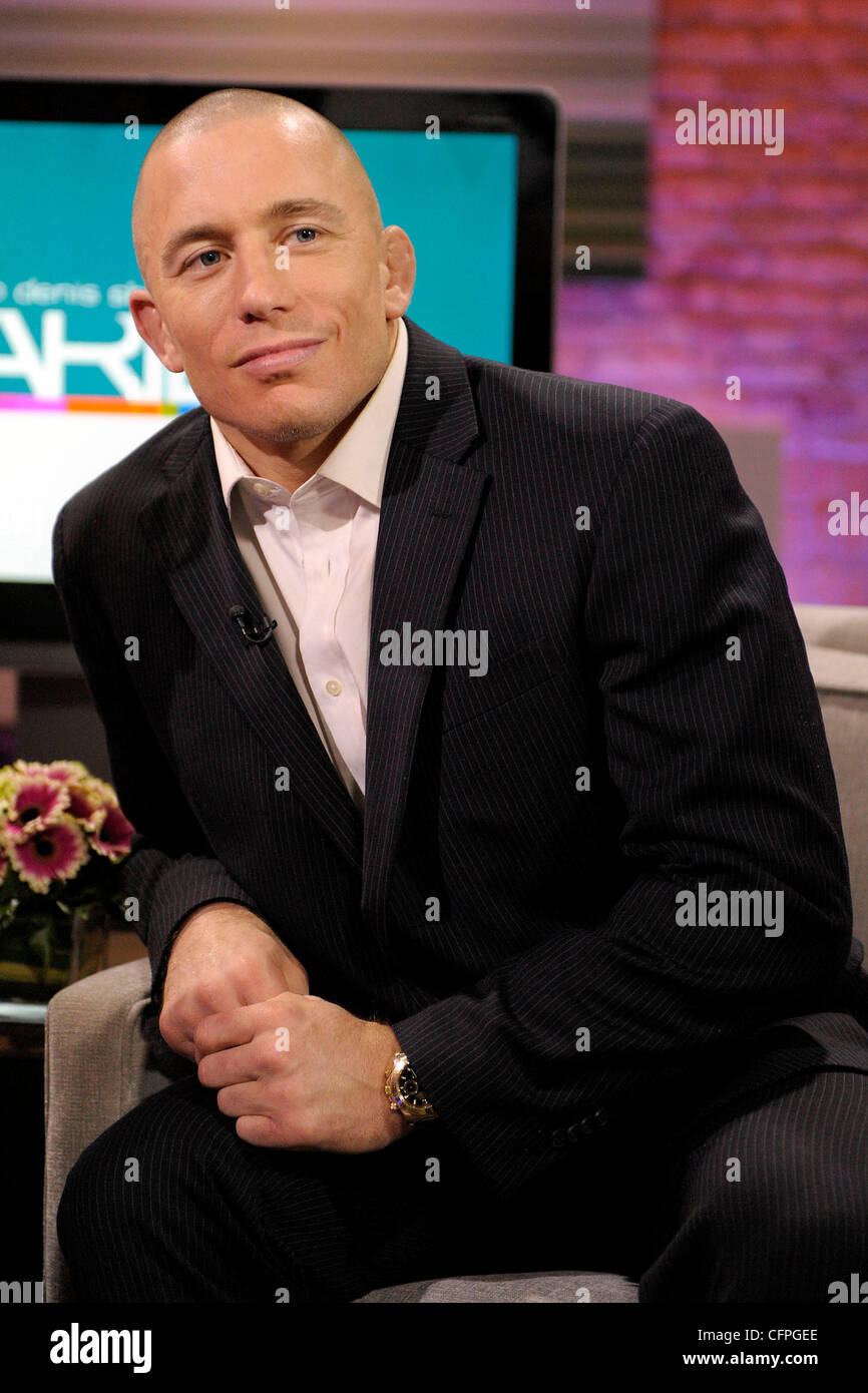 UFC Welterweight Champion Georges St-Pierre aka GSP on CTV's The ...