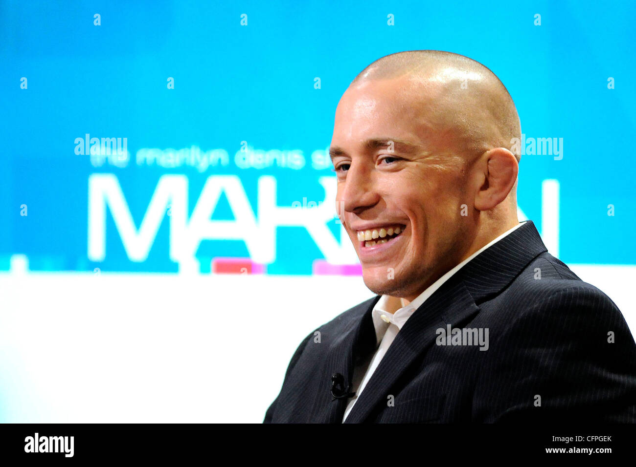 UFC Welterweight Champion Georges St-Pierre aka GSP on CTV's The ...
