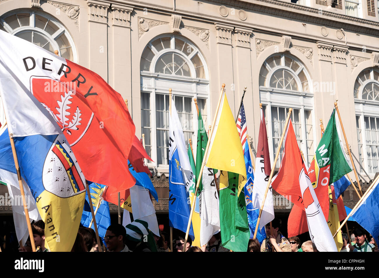 Irish flags hi-res stock photography and images - Alamy