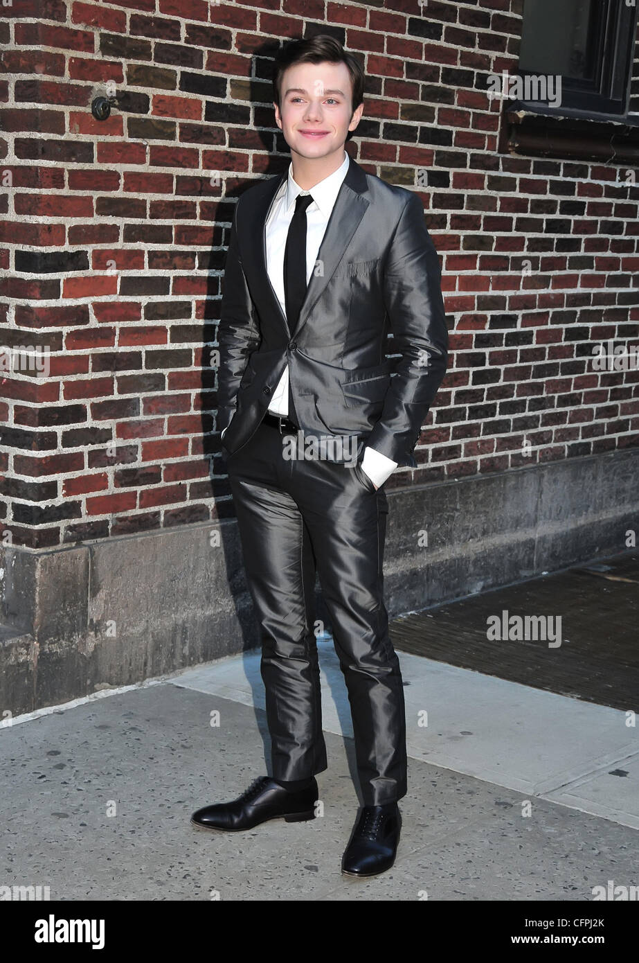 Chris Colfer 'The Late Show with David Letterman' at the Ed Sullivan ...